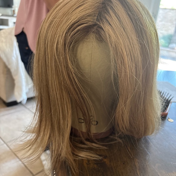 Hair | Tan Layered Wig With Natural Gradient And Subtle Waves | Poshmark